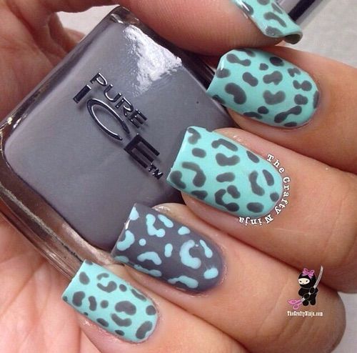Mint Leopard Nail Art Ideas Pictures, Photos, and Images for Facebook ...