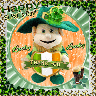 Happy St Pats Day Thank You Animated Image Pictures, Photos, and Images ...
