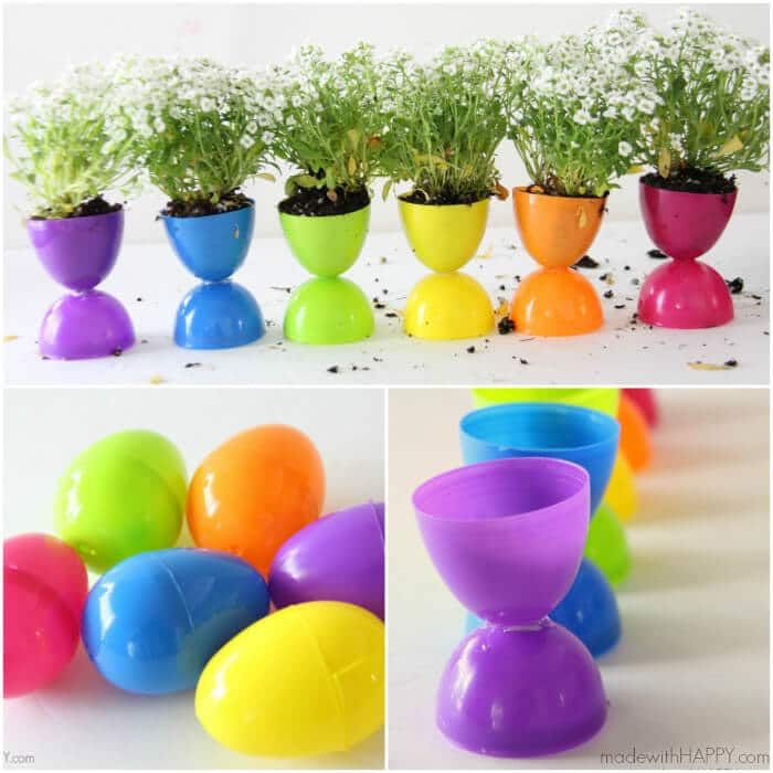 PLASTIC EASTER EGG FLOWER POTS Pictures, Photos, and Images for ...