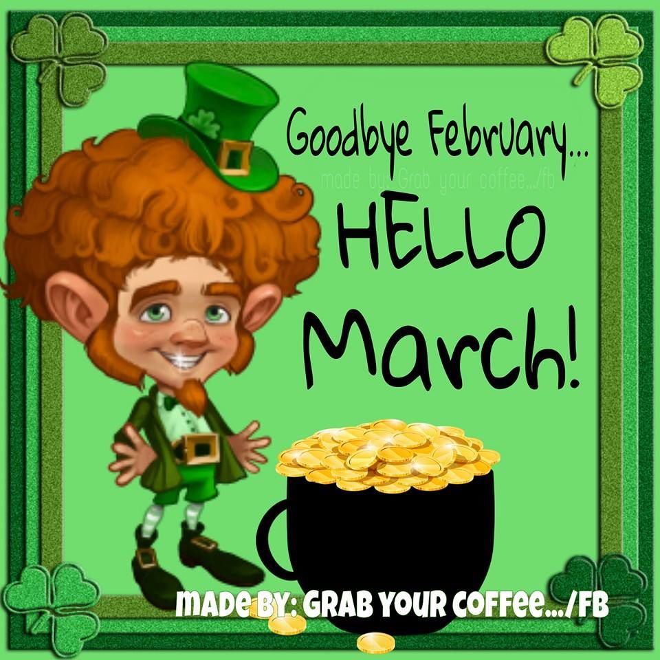 Leprechaun Goodbye February Hello March Pictures, Photos, and Images ...