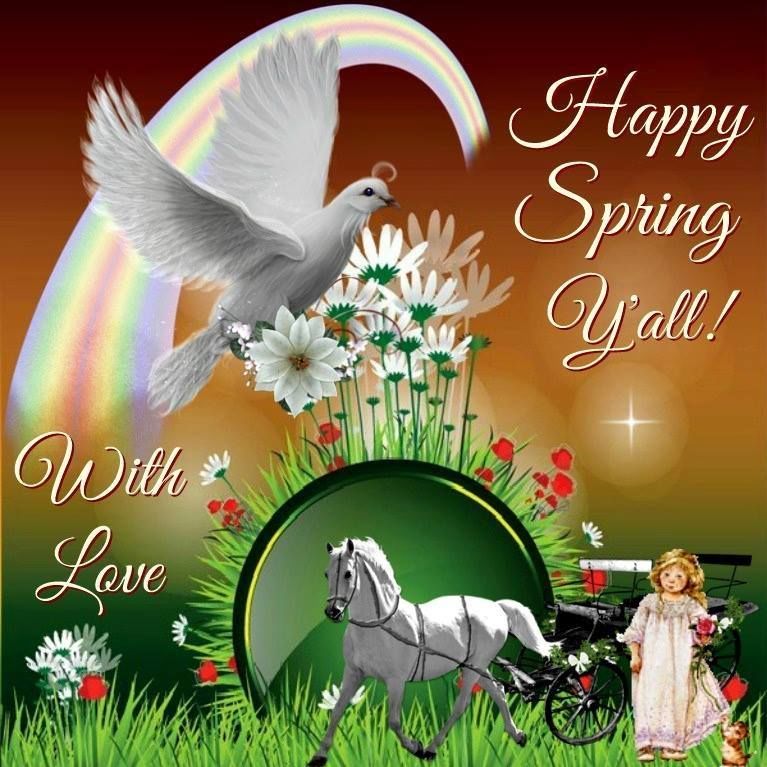 Happy Spring With Love Pictures, Photos, and Images for Facebook ...