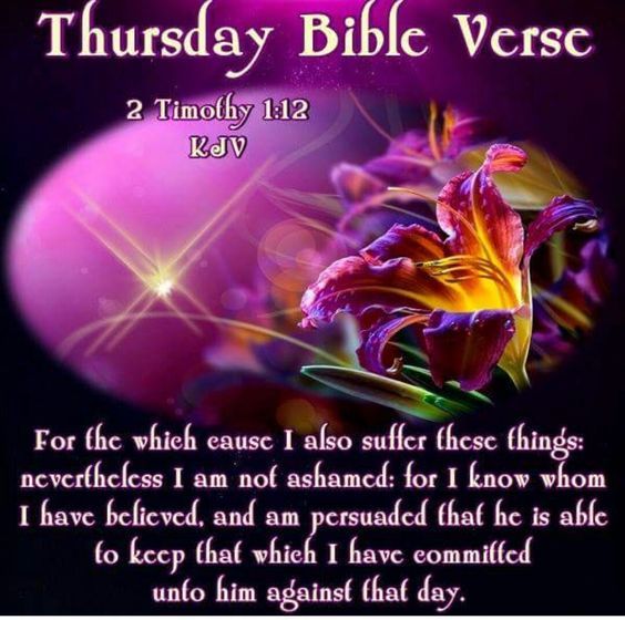 Thursday Bible Verse Pictures, Photos, and Images for Facebook, Tumblr ...