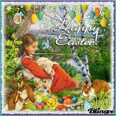 Girl With Lamb Easter Animation Pictures, Photos, and Images for ...