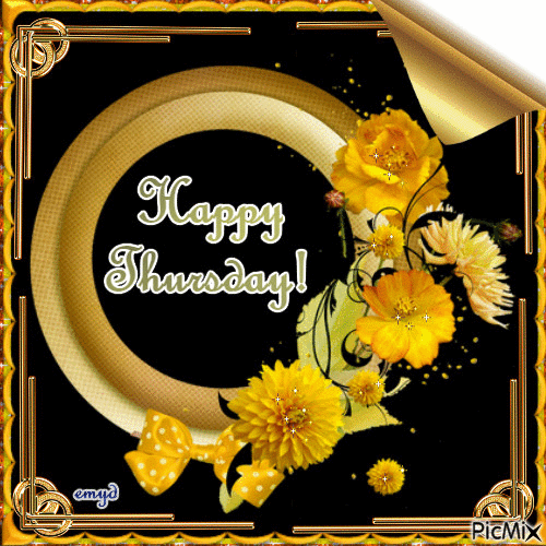 Golden Flower Happy Thursday Pictures, Photos, and Images for Facebook ...