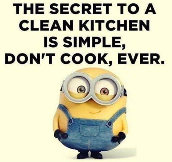 The Secret To A Clean Kitchen Is Simple....don't Cook, Ever Pictures ...