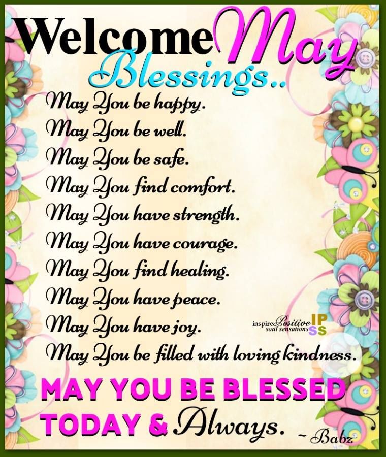 Welcome May Blessings Pictures, Photos, and Images for Facebook, Tumblr ...