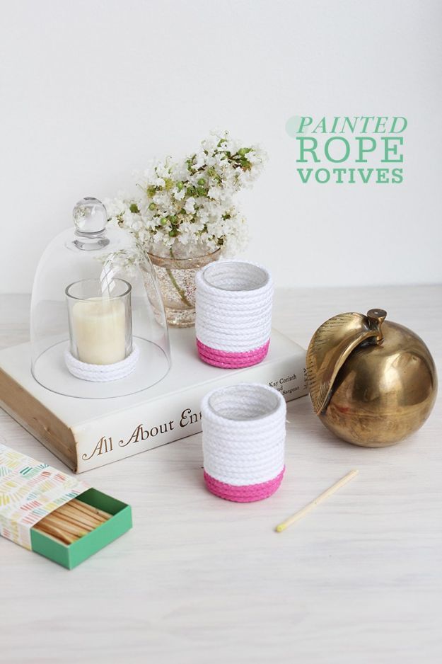 DIY Painted Rope Votives Pictures, Photos, and Images for Facebook ...