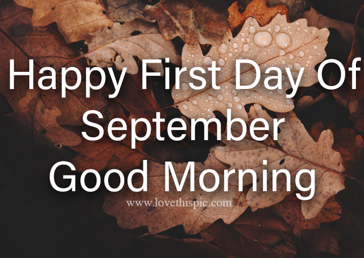 Withered Leaves First Day Of September Good Morning Pictures, Photos ...