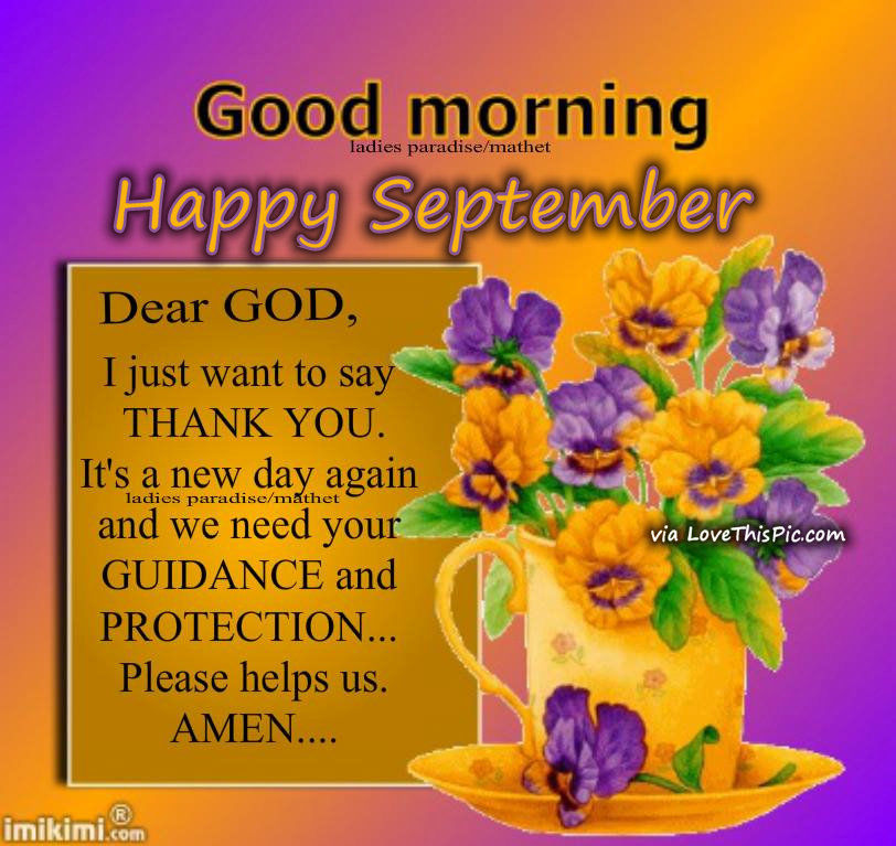September Morning Prayer Pictures, Photos, and Images for Facebook ...