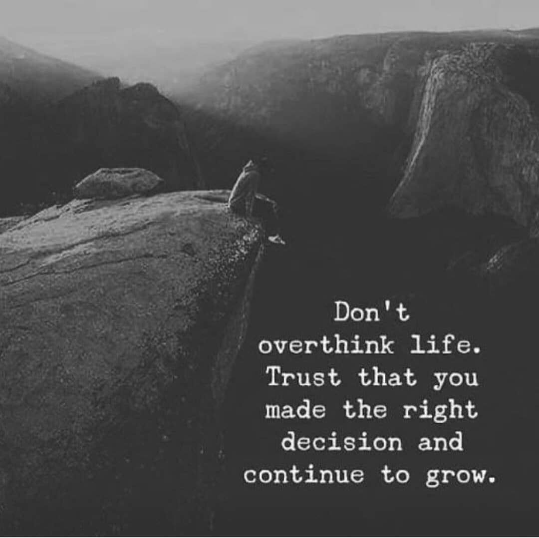 Don't Overthink Life. Pictures, Photos, and Images for Facebook, Tumblr ...