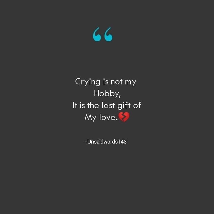 Crying Is Not My Hobby Pictures, Photos, and Images for Facebook ...