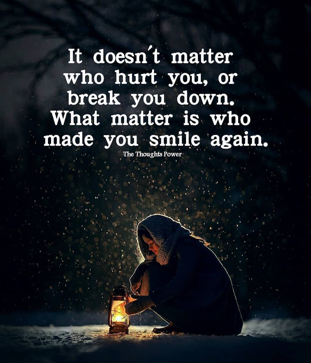 What Matter Is Who Made You Smile Again Pictures, Photos, and Images ...
