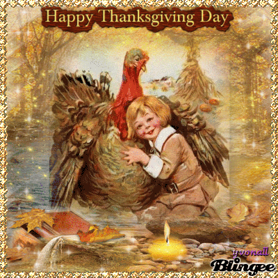 Girl Hugging Turkey - Happy Thanksgiving Day Pictures, Photos, and ...