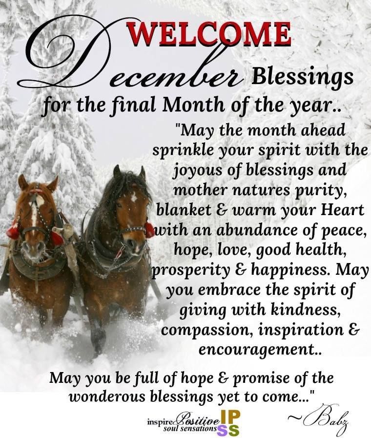 Welcome December Blessings Pictures, Photos, and Images for Facebook ...