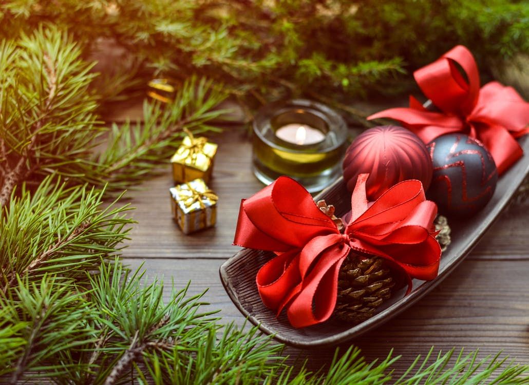 Christmas Baubles On Tray Pictures, Photos, and Images for Facebook ...