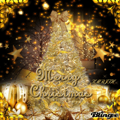 Gold Christmas Tree With Tree Pictures, Photos, and Images for Facebook ...