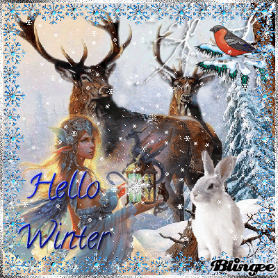 Nature Hello Winter Animated Quote Pictures, Photos, and Images for ...