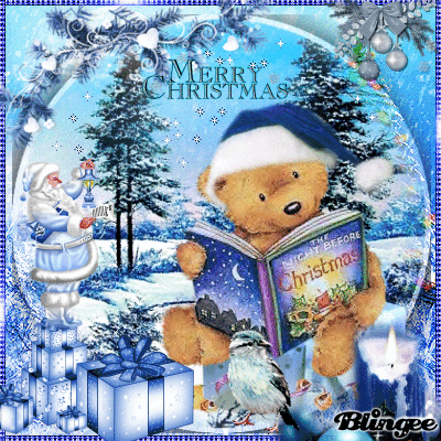 Books Animated Clipart Christmas