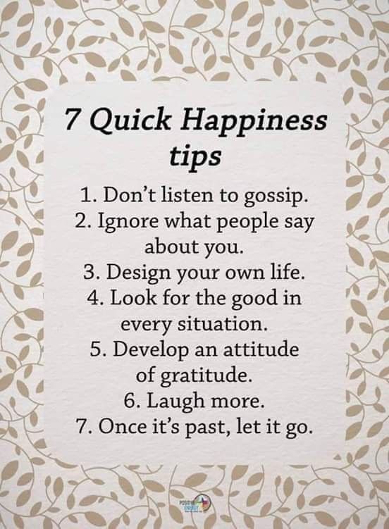 7 Quick Happiness Tips Pictures, Photos, and Images for Facebook ...