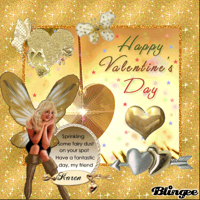 Gold Happy Valentines Day Fairy Pictures, Photos, and Images for ...