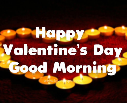 Candlelit Happy Valentines Day Good Morning Quote Pictures, Photos, and ...