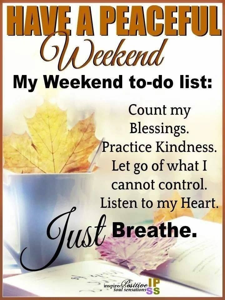 Weekend To Do List Pictures, Photos, and Images for Facebook, Tumblr ...