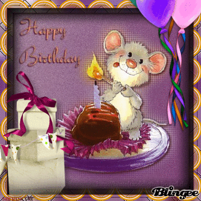 Mouse Lighting Candle - Happy Birthday Pictures, Photos, and Images for ...