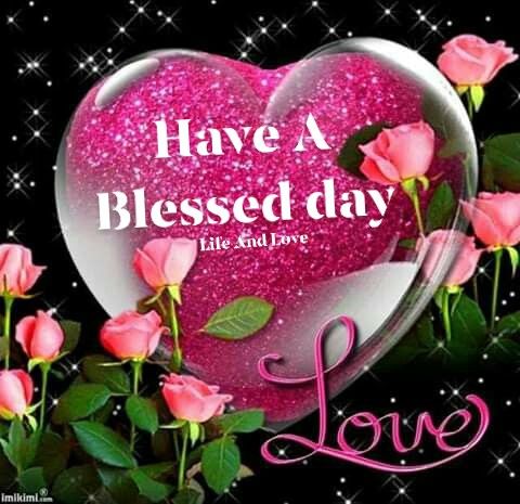 Sparkling Rose Heart Blessed Day Pictures, Photos, and Images for ...