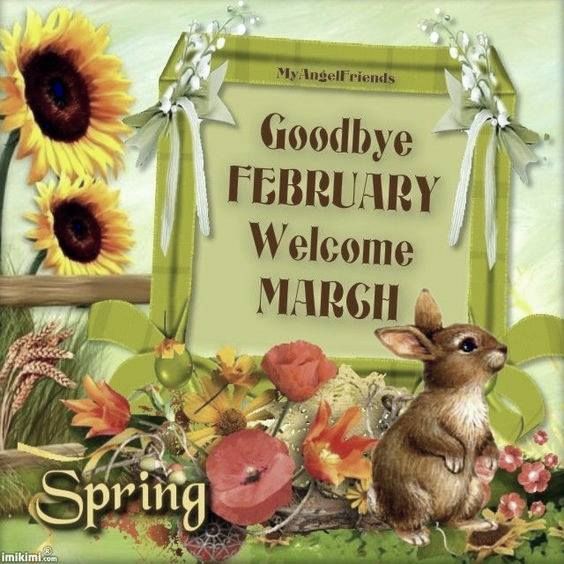 Goodbye February, Welcome March Pictures, Photos, and Images for ...
