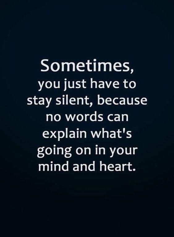Sometimes You Just Have To Stay Silent Pictures, Photos, and Images for ...