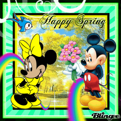 Mickey & Minnie Happy Spring Pictures, Photos, and Images for Facebook ...