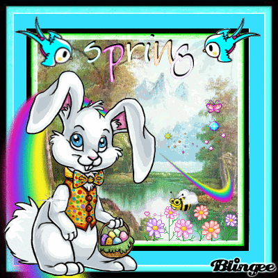 Bunny Rabbit Spring Animated Image Pictures, Photos, and Images for ...