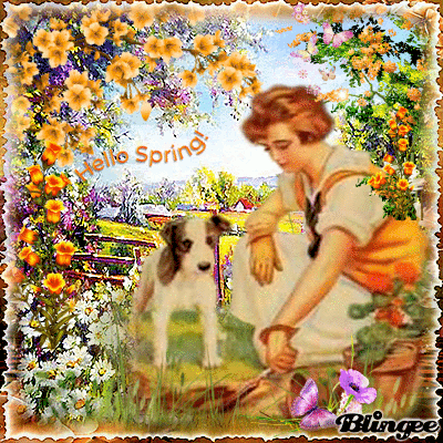 Vintage Hello Spring Image Pictures, Photos, and Images for Facebook ...