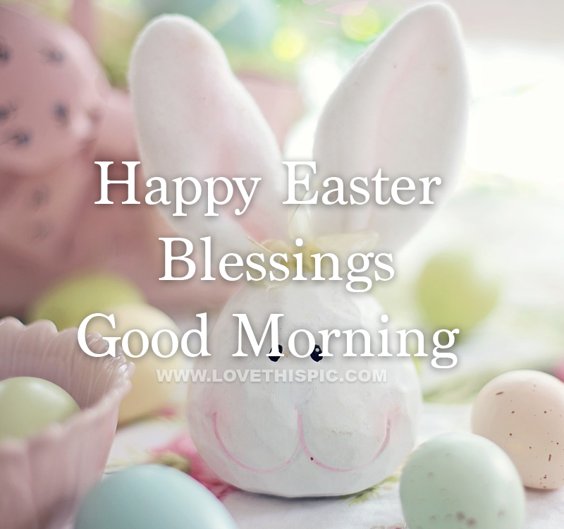 Bunny Decor - Happy Easter Blessings Pictures, Photos, and Images for ...