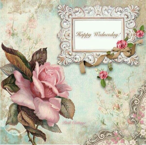 Vintage Floral Happy Wednesday Quote Pictures, Photos, and Images for ...
