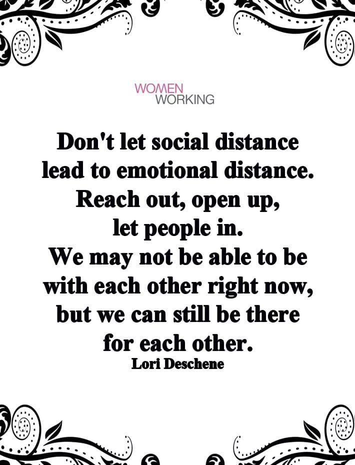 Don't Let Social Distance Lead To Emotional Distance Pictures, Photos ...