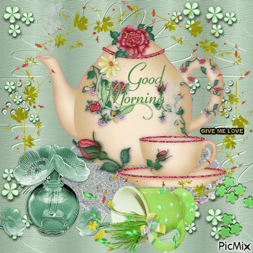 Morning Tea Gif Images at JENENGE blog