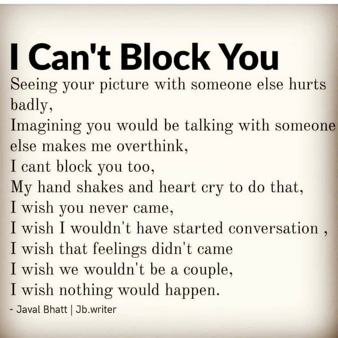 I Can't Block You Pictures, Photos, and Images for Facebook, Tumblr ...