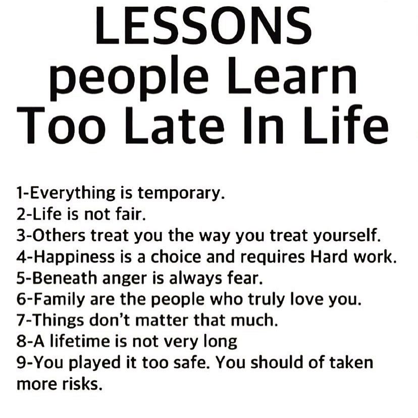 Lessons People Learn Too Late In Life Pictures, Photos, and Images for ...