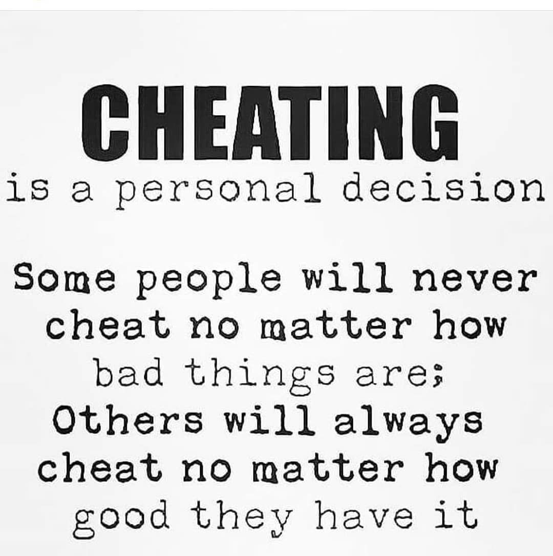 Cheating Is A Personal Decision Pictures, Photos, and Images for ...