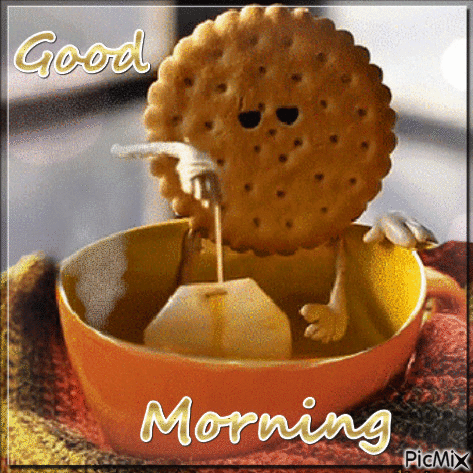 Cookie Dunking Tea - Good Morning Pictures, Photos, and Images for ...