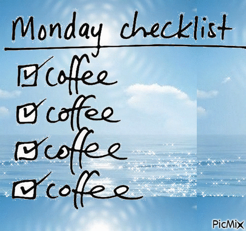 The Monday Checklist Pictures, Photos, and Images for Facebook, Tumblr ...
