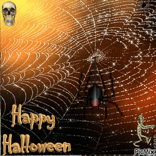 Web Spider Happy Halloween Gif Pictures, Photos, and Images for ...