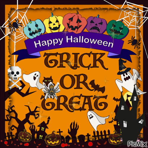 Trick Or Treat Happy Halloween Gif Pictures, Photos, and Images for ...