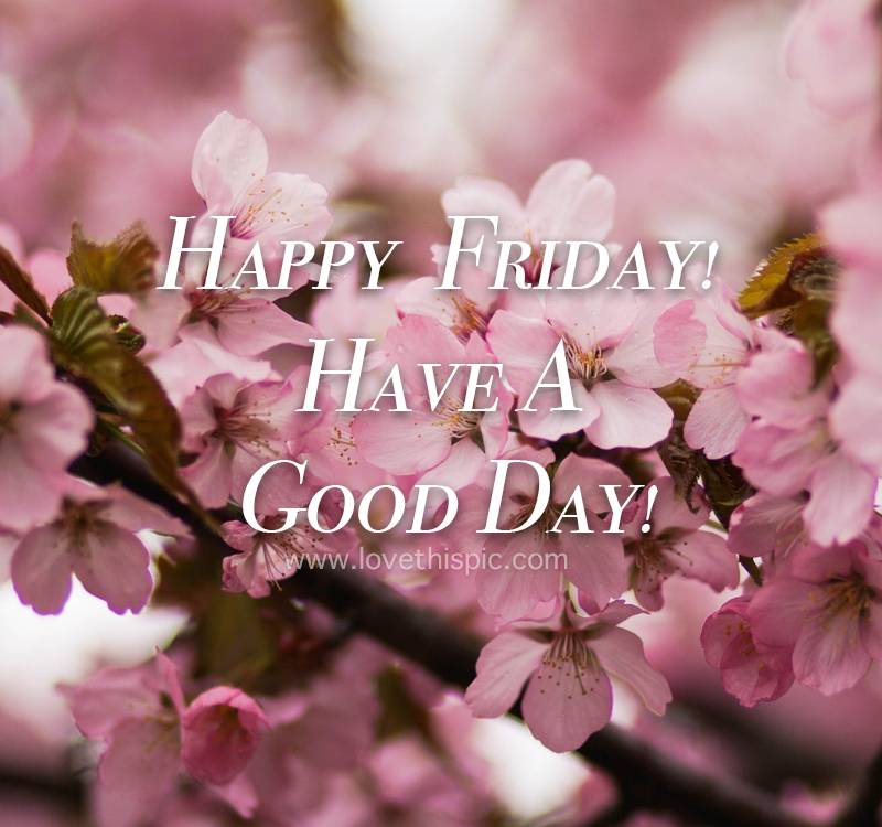 Light Pink Cherry Blossom: Happy Friday Pictures, Photos, and Images ...