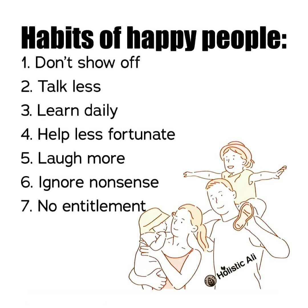 Habits Of Happy People Pictures, Photos, and Images for Facebook ...