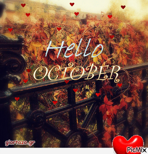 Beautiful Heart Hello October Gif Pictures, Photos, and Images for ...