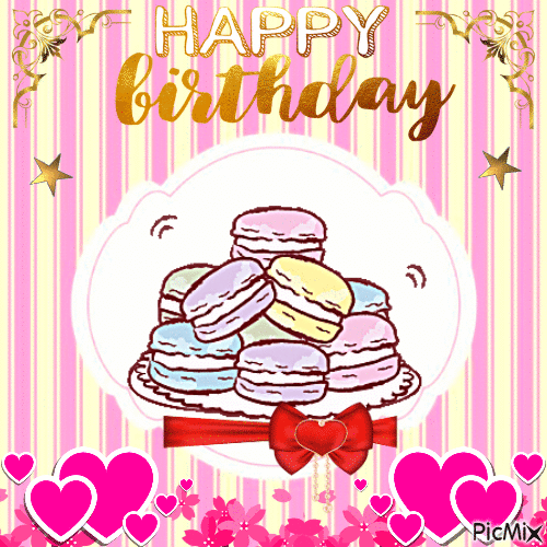 Hello Kitty Birthday Macaroon Gif Pictures, Photos, and Images for ...