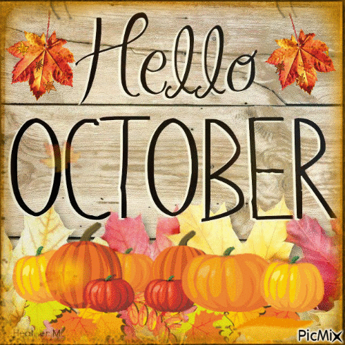 Hello October Pumpkin Animated Quote Pictures, Photos, and Images for ...