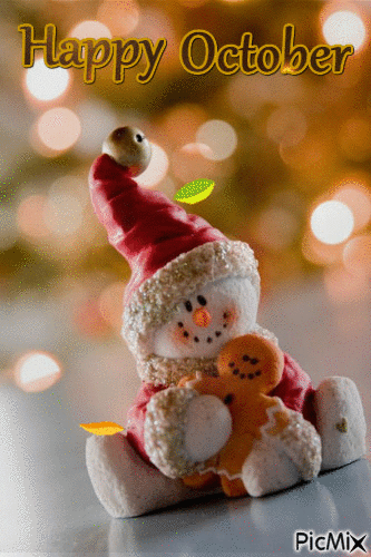 Snowman Happy October Gif Pictures, Photos, and Images for Facebook ...